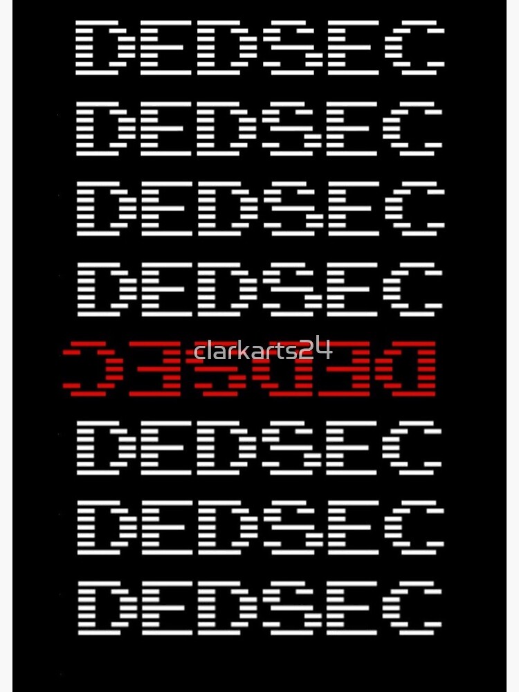 "DedSec " Art Print by clarkarts24 | Redbubble