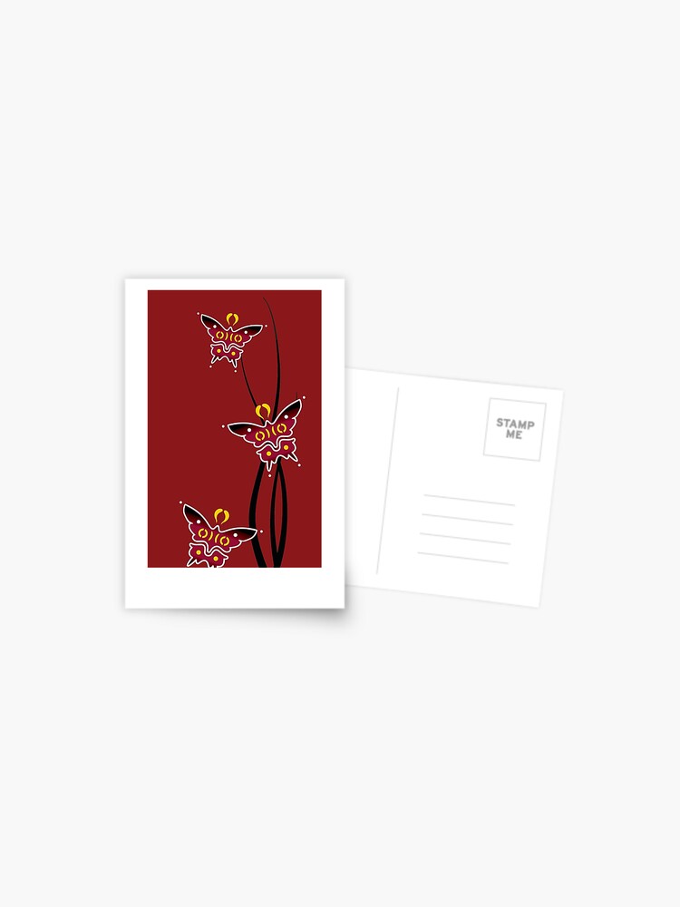 "Resident Evil - Ada's Butterflies simplified" Postcard for Sale by ...