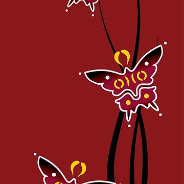 "Resident Evil - Ada's Butterflies simplified" Postcard for Sale by ...