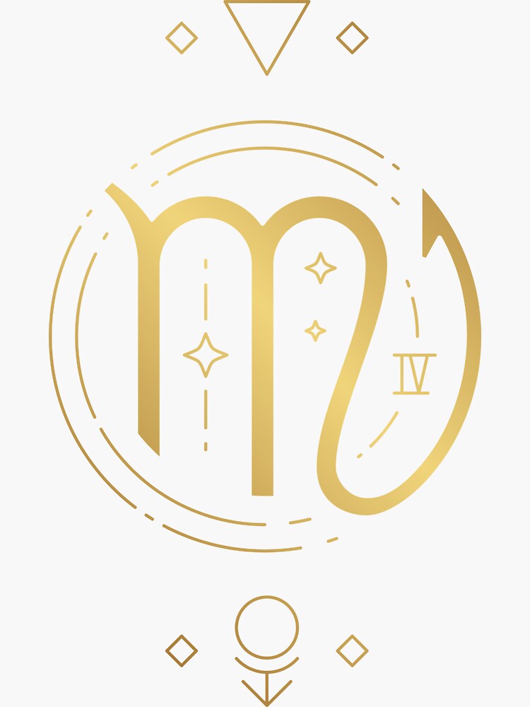"scorpio zodiac symbol with water element" Sticker for Sale by ...