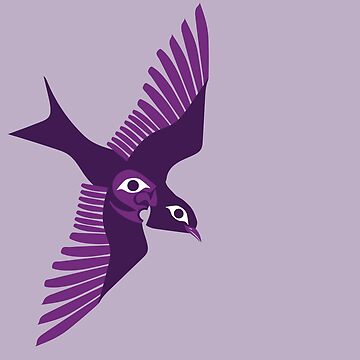 "Purple martin" Sticker for Sale by Mark Gauti | Redbubble