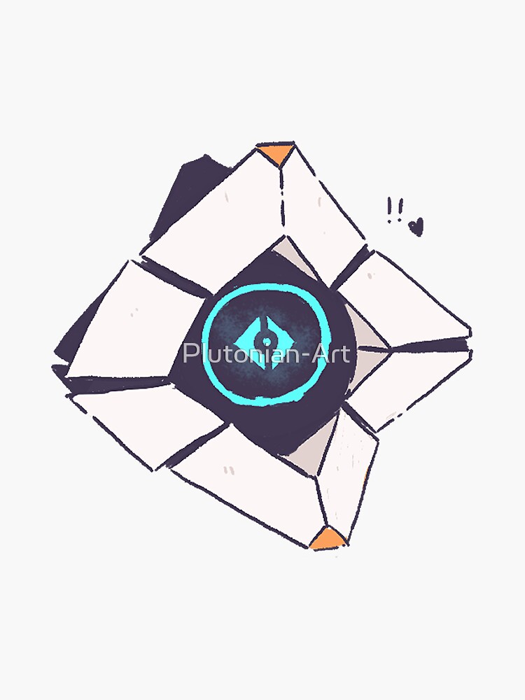 "D2 Ghost" Sticker for Sale by Plutonian-Art | Redbubble