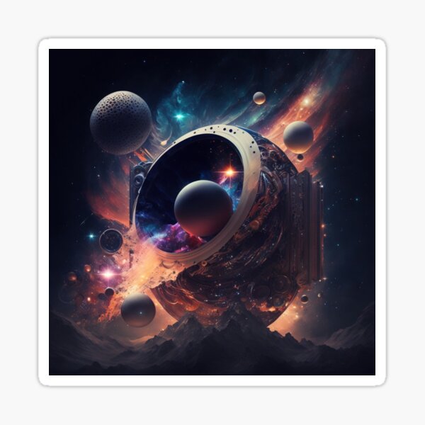 "cosmic sound" Sticker for Sale by Feelinggo | Redbubble