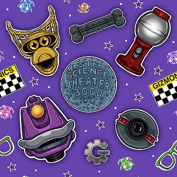 "MST3K Pattern" Graphic T-Shirt for Sale by Maggie-Rose | Redbubble