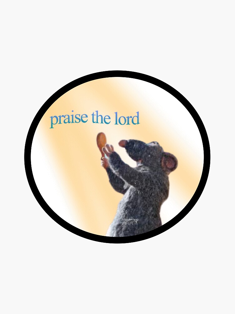 "praise the lord meme" Sticker for Sale by CreativeDump | Redbubble