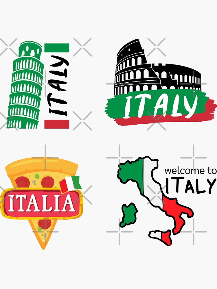 "ITALY Sticker" Sticker for Sale by SMS-1982 | Redbubble