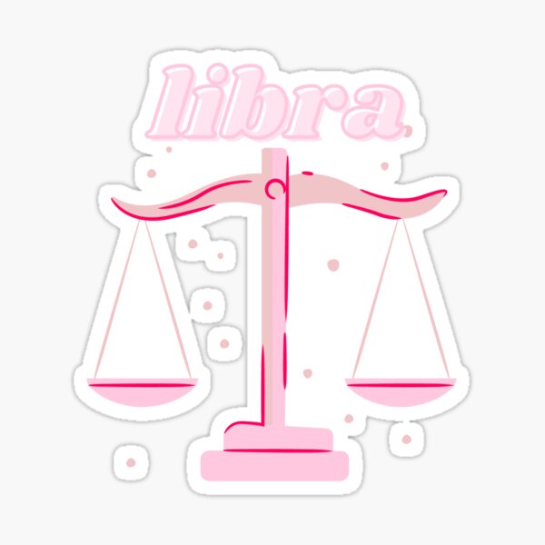 "Libra Sticker" Sticker for Sale by laurensart- | Redbubble