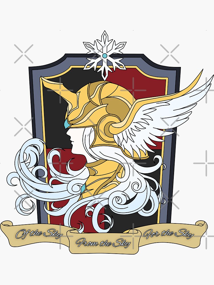 "Ace of Halone - English" Sticker for Sale by amarysdesigns | Redbubble