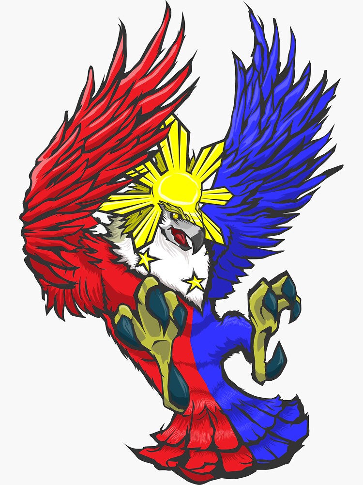 "Philippine Eagle" Sticker for Sale by itsmidnight | Redbubble
