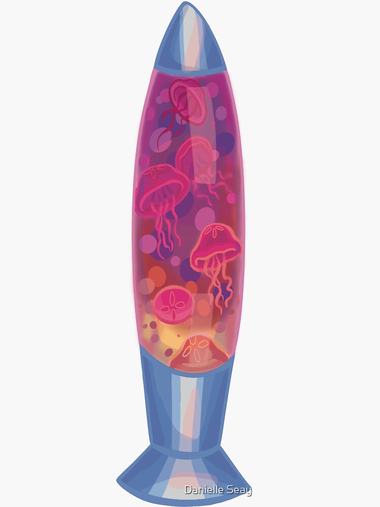 "Jellyfish Lava Lamp" Sticker for Sale by DanielleSeay56 | Redbubble