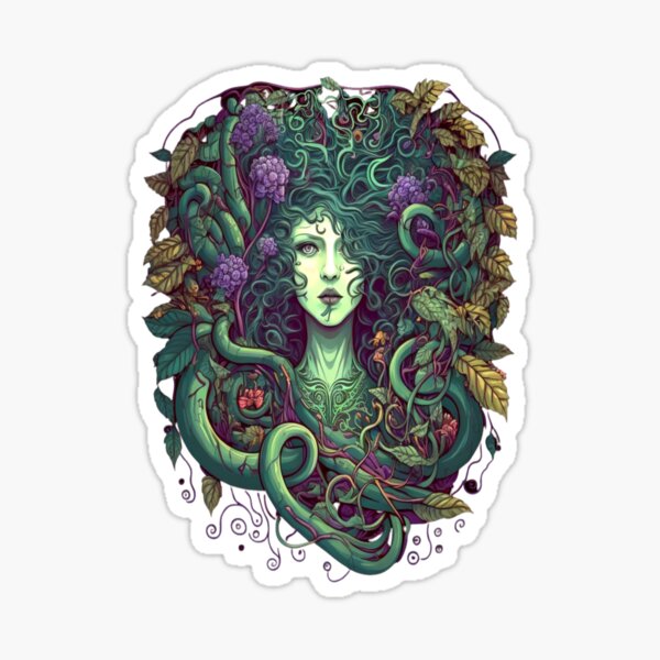 "Jungle medusa " Sticker for Sale by Joshieboy1992 | Redbubble