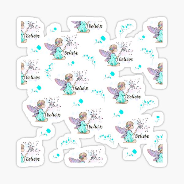 "Believe Angel" Sticker for Sale by SLDCREATIONS | Redbubble