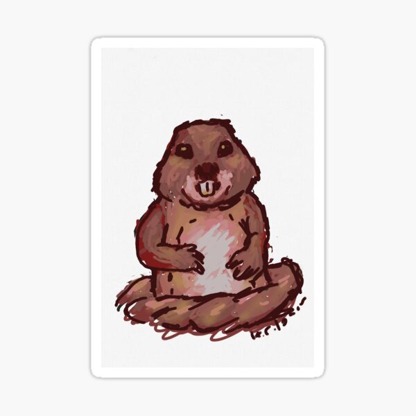 "Smartphone Sketches #9 "Gopher"" Sticker for Sale by KColeman | Redbubble