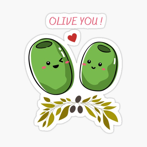 "Olive" Sticker for Sale by HALFPRINCE | Redbubble