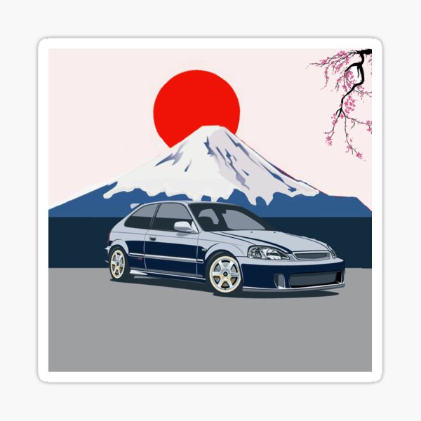 "Honda Civic Type R" Sticker for Sale by gimhan | Redbubble