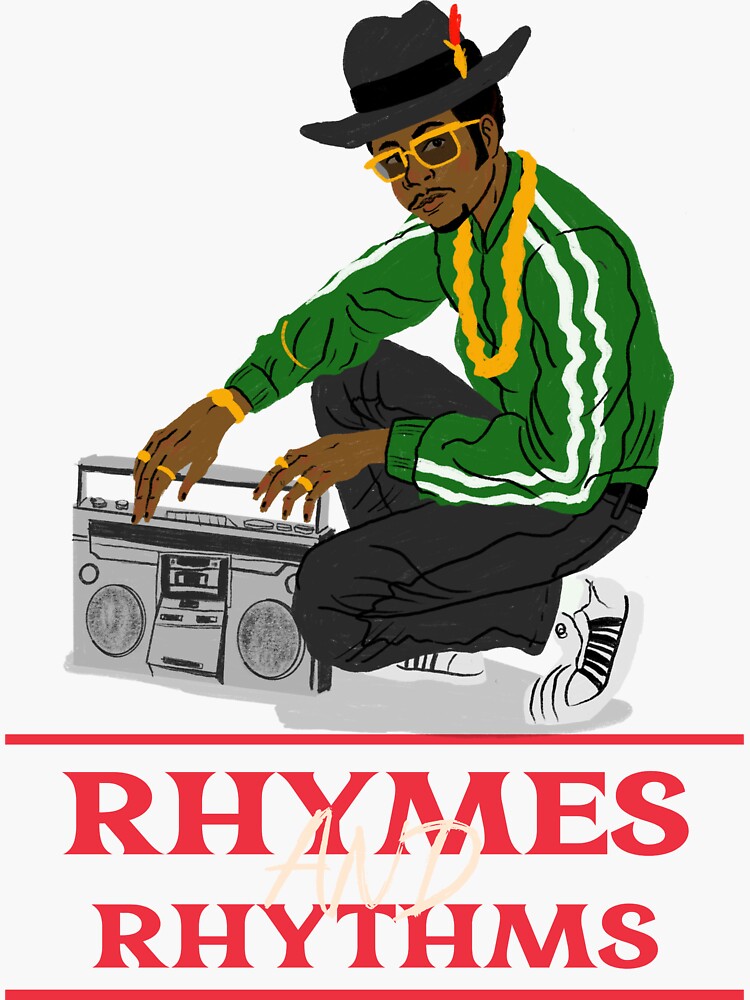 "Rhymes and Rhythms" Sticker for Sale by Pro-Clothing | Redbubble
