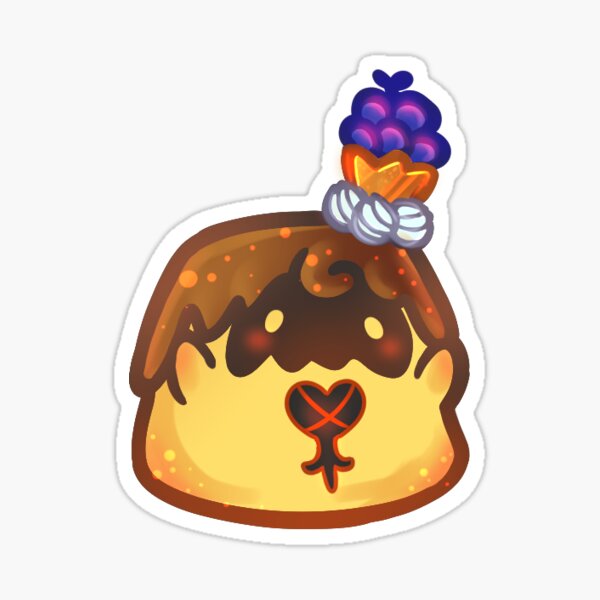 "Happy Grapes Flan Heartless" Sticker for Sale by NauticalSorbet ...