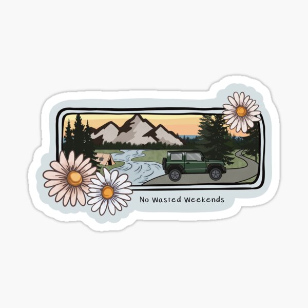 "Suzuki Jimny (Jungle Green) No Wasted Weekends" Sticker for Sale by ...