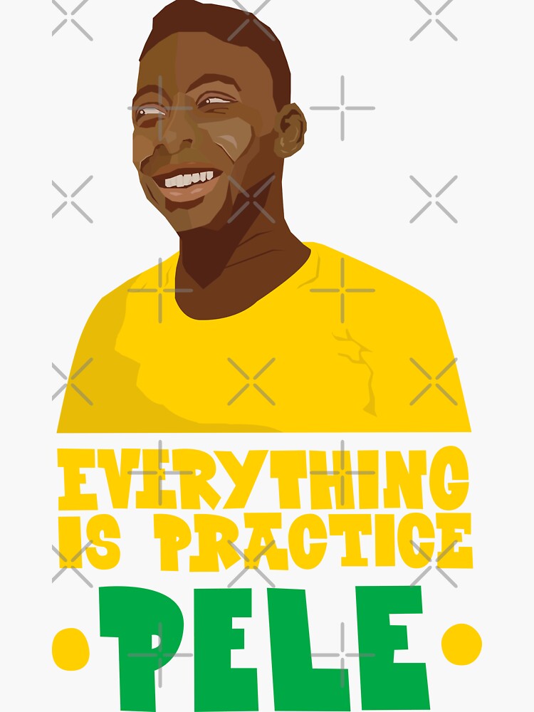 "Pele - Famous footballers - Brasil - R.i.P. pele" Sticker for Sale by ...