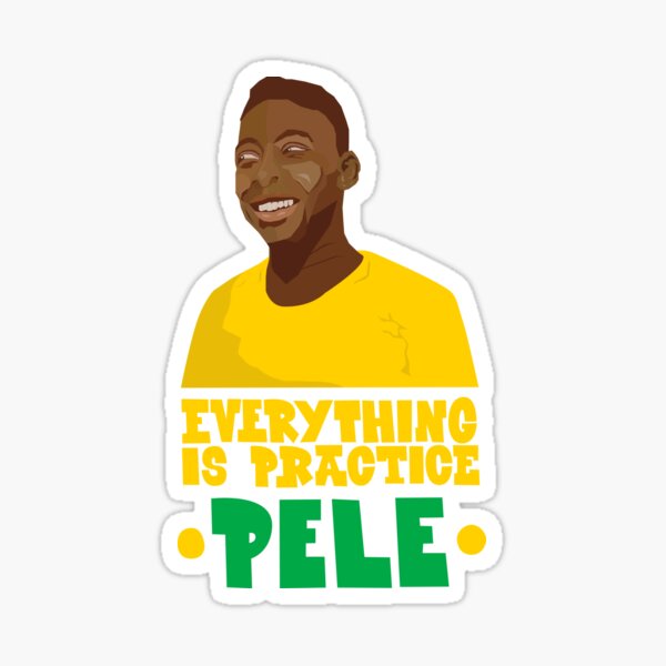 "Pele - Famous footballers - Brasil - R.i.P. pele" Sticker for Sale by ...
