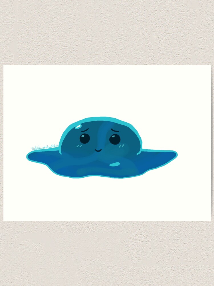 "Puddle slime - Slime Rancher" Art Print by TidalWaveKitty | Redbubble