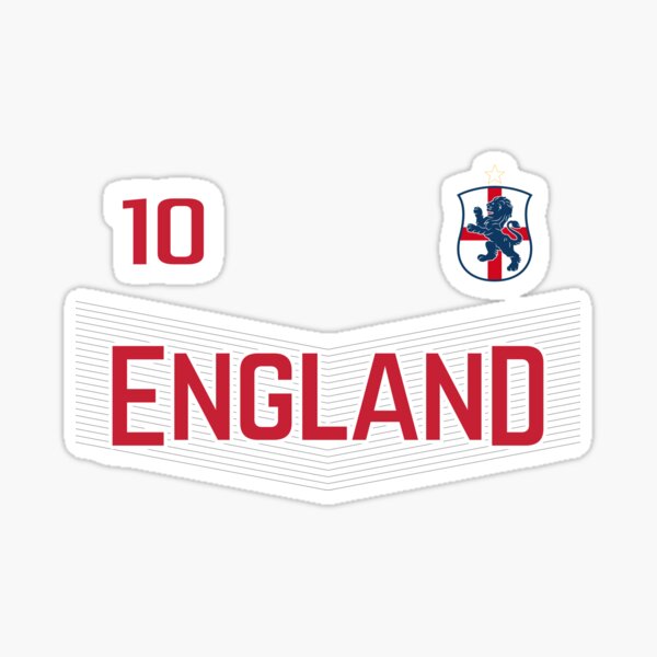 "England Football Soccer Design with national Shield" Sticker by fermo ...
