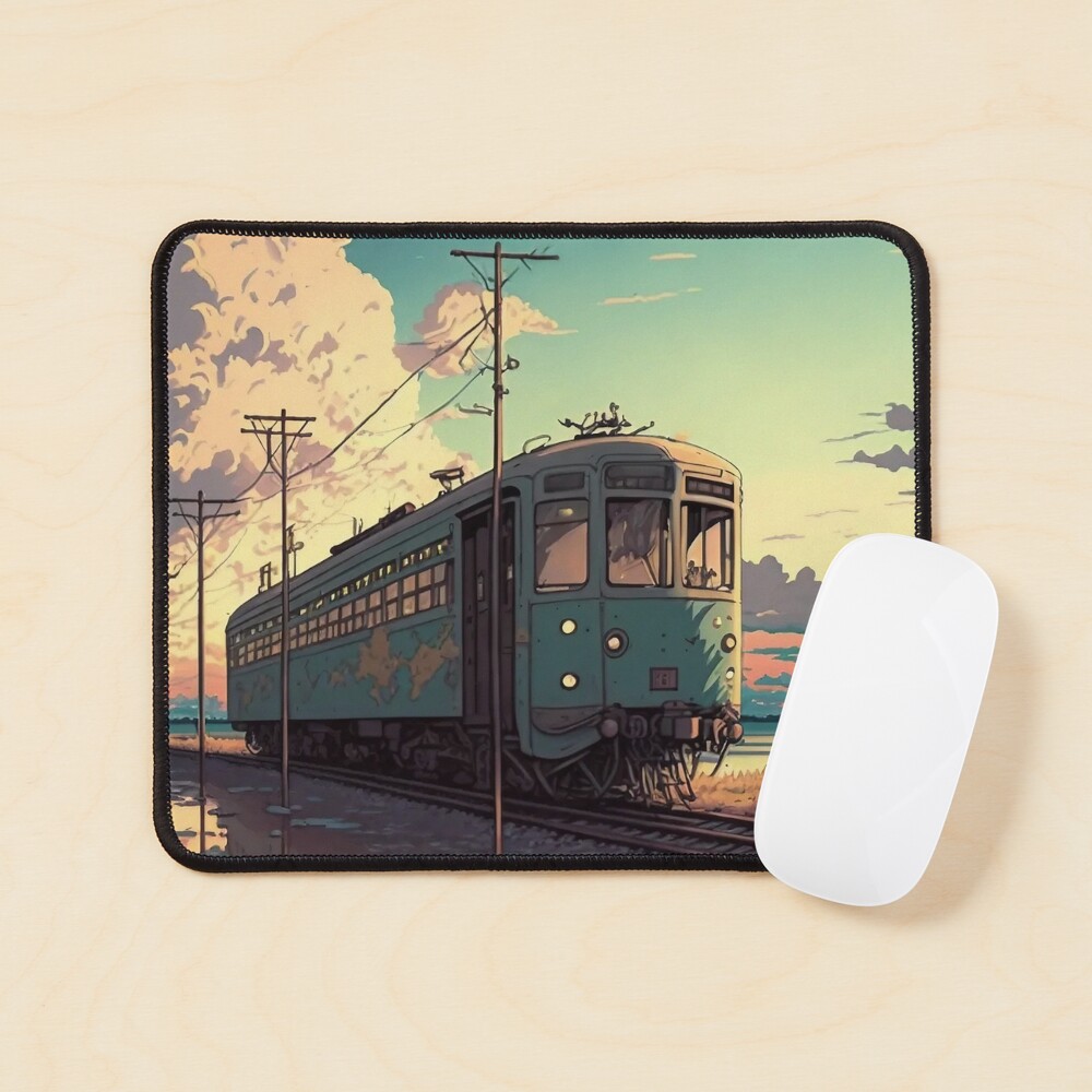 "Retro Anime Style Old Japanese Train" Poster for Sale by KaPrints ...