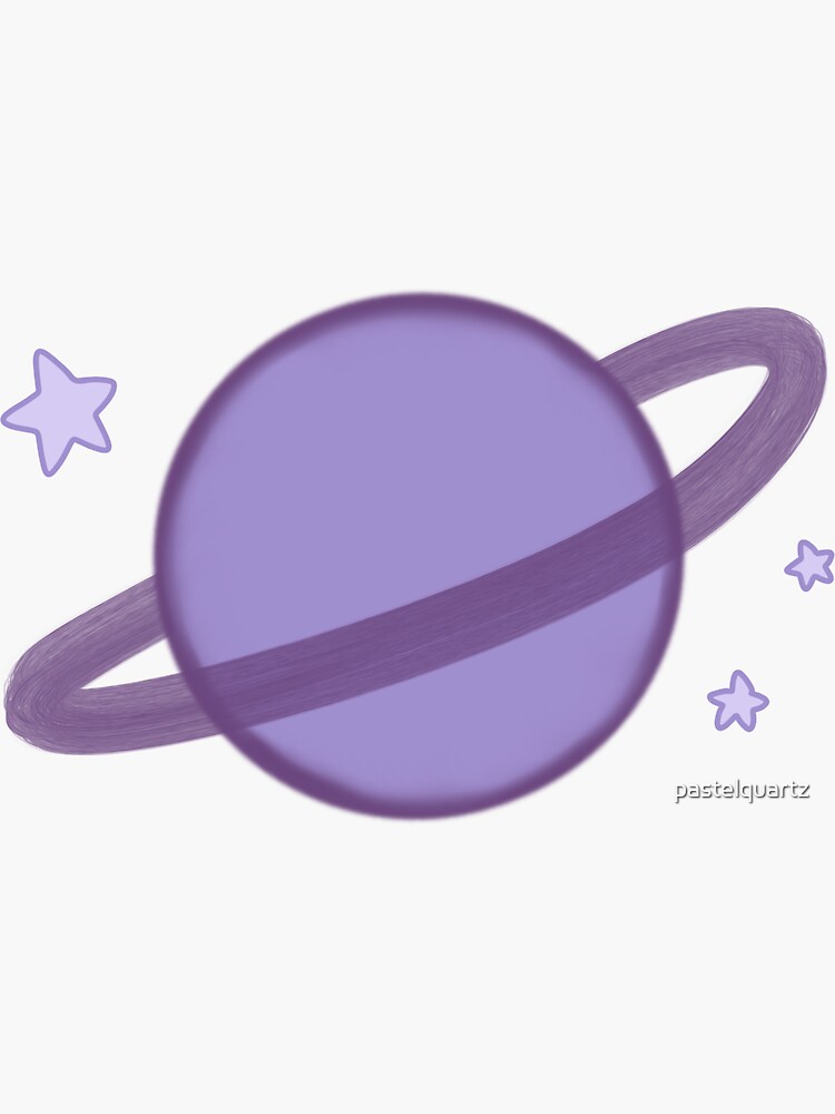 "Purple Jupiter " Sticker for Sale by pastelquartz | Redbubble