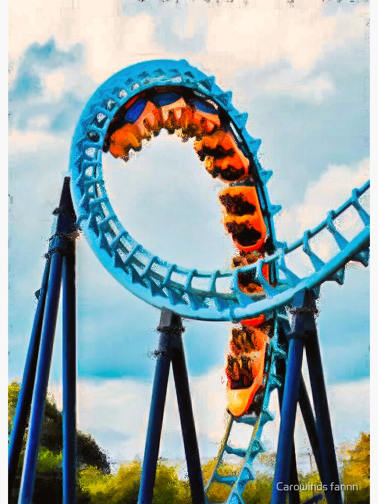 "Roller Coaster Theme Park" Sticker for Sale by rifat710 | Redbubble