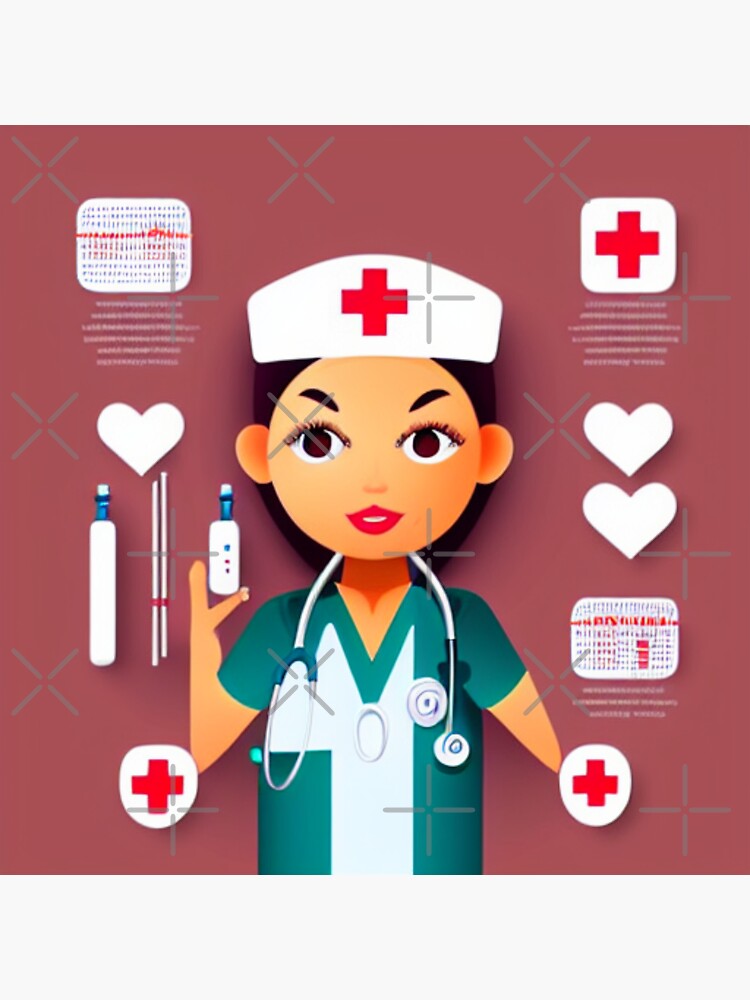 "Nurses Rock" Sticker for Sale by sas163 | Redbubble