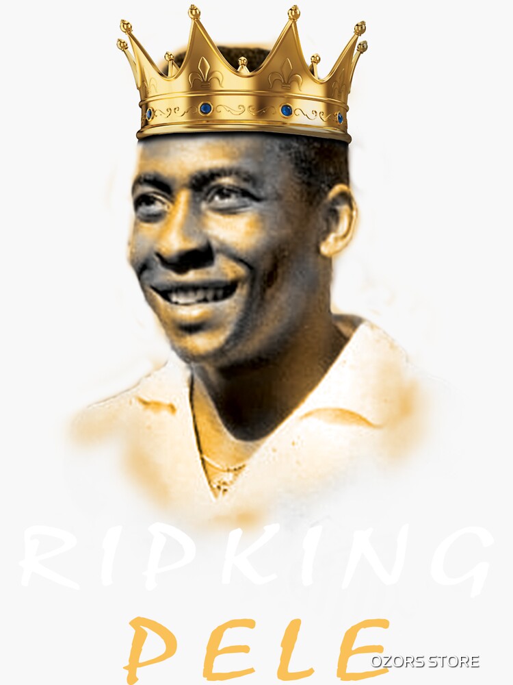 "RIP king pele (pele death) " Sticker for Sale by RYstore | Redbubble