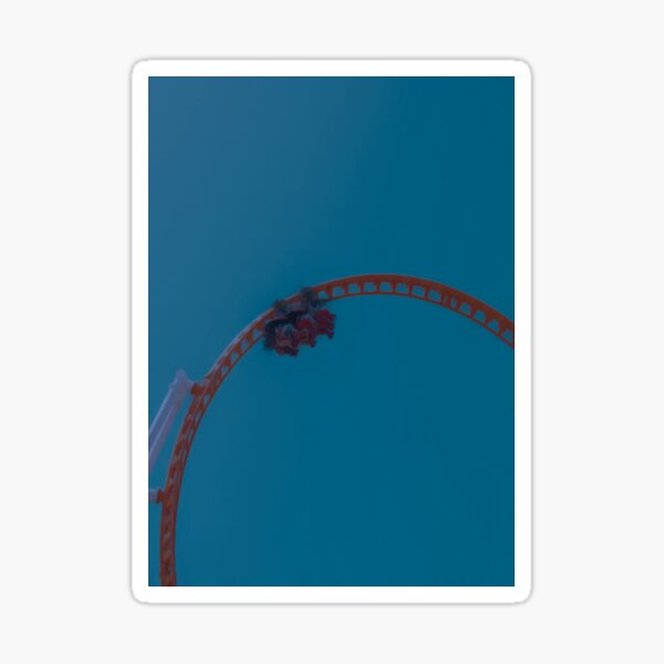 " Roller Coaster Theme Park" Sticker for Sale by rifat710 | Redbubble