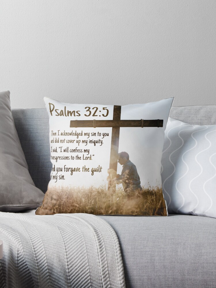 "Psalms 32:5" Poster for Sale by debradeka | Redbubble