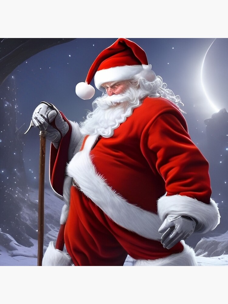 "Strange Santa in 2023 Christmas day" Sticker for Sale by JackZinho ...