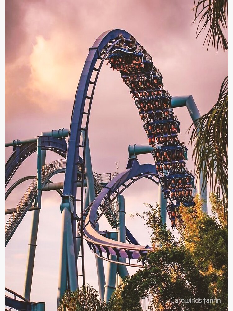 "Roller Coaster Theme Park" Sticker for Sale by rifat710 | Redbubble
