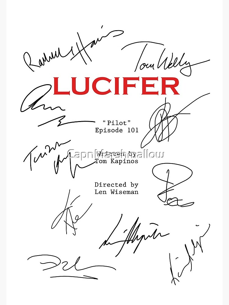 "Lucifer Script" Journal for Sale by CapnMarshmallow | Redbubble