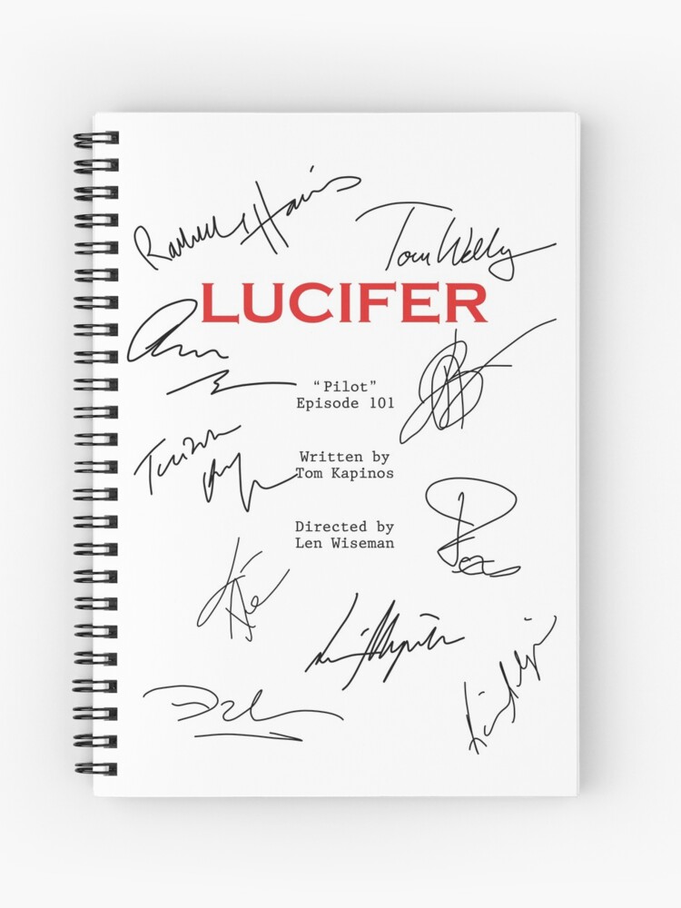 "Lucifer Script" Journal for Sale by CapnMarshmallow | Redbubble