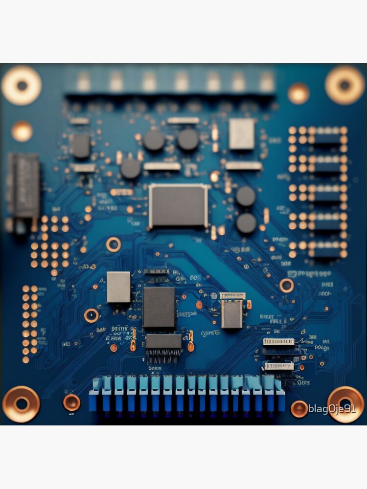 "Next-Generation Blue PCB" Sticker for Sale by blag0je91 | Redbubble