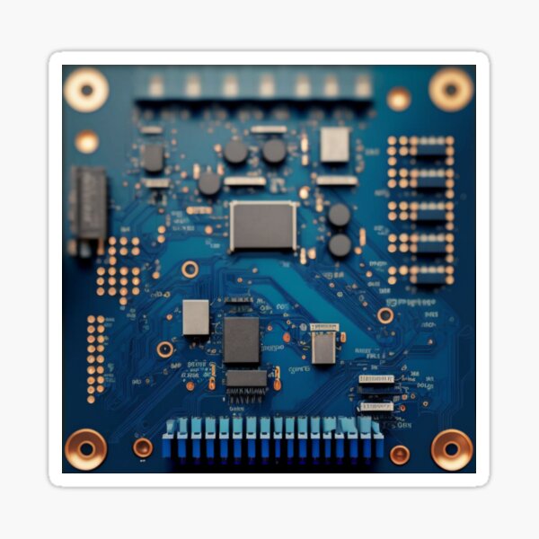 "Next-Generation Blue PCB" Sticker for Sale by blag0je91 | Redbubble