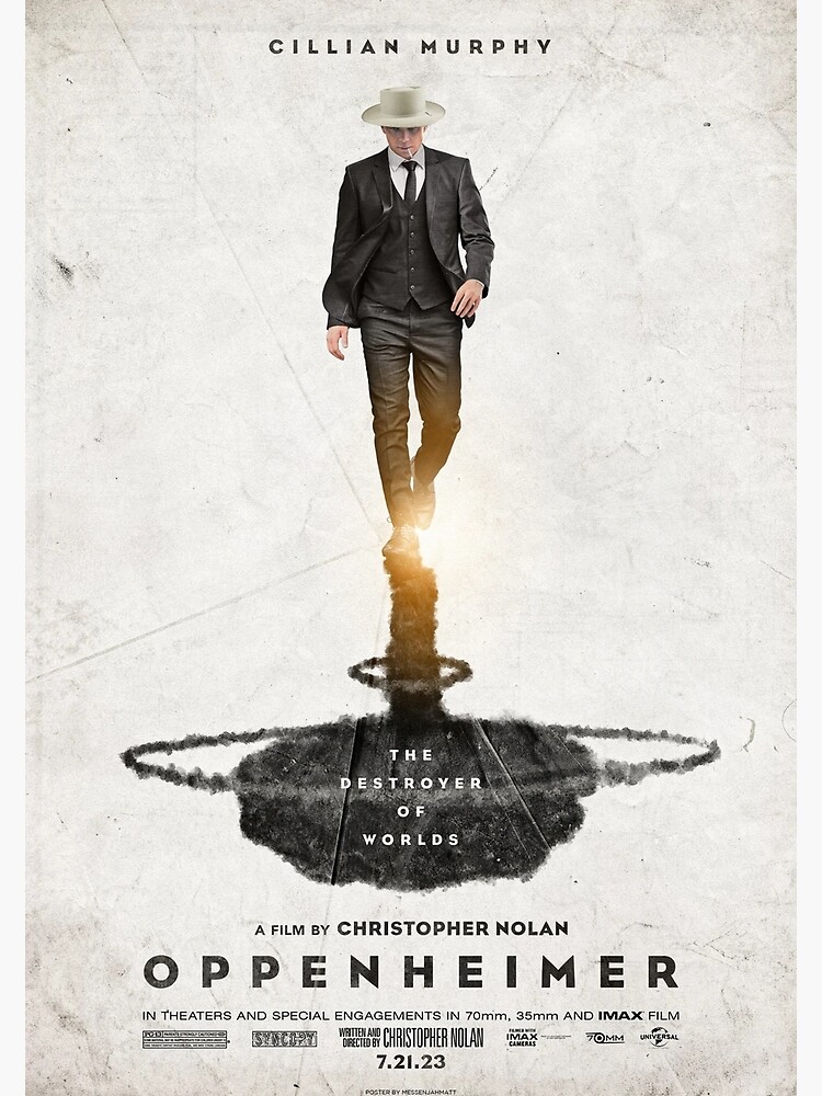 Oppenheimer (2023) By Christopher Nolan Poster Premium Matte Vertical Poster