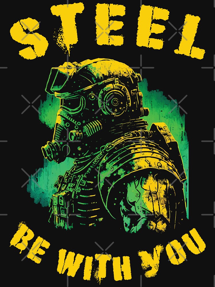 "Steel be with you Power Armor (fallout bos)" T-shirt for Sale by ...