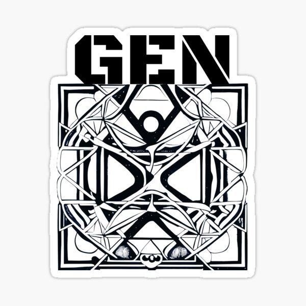 "GEN X REPRESENT !" Sticker for Sale by FunkyFreshStyle | Redbubble