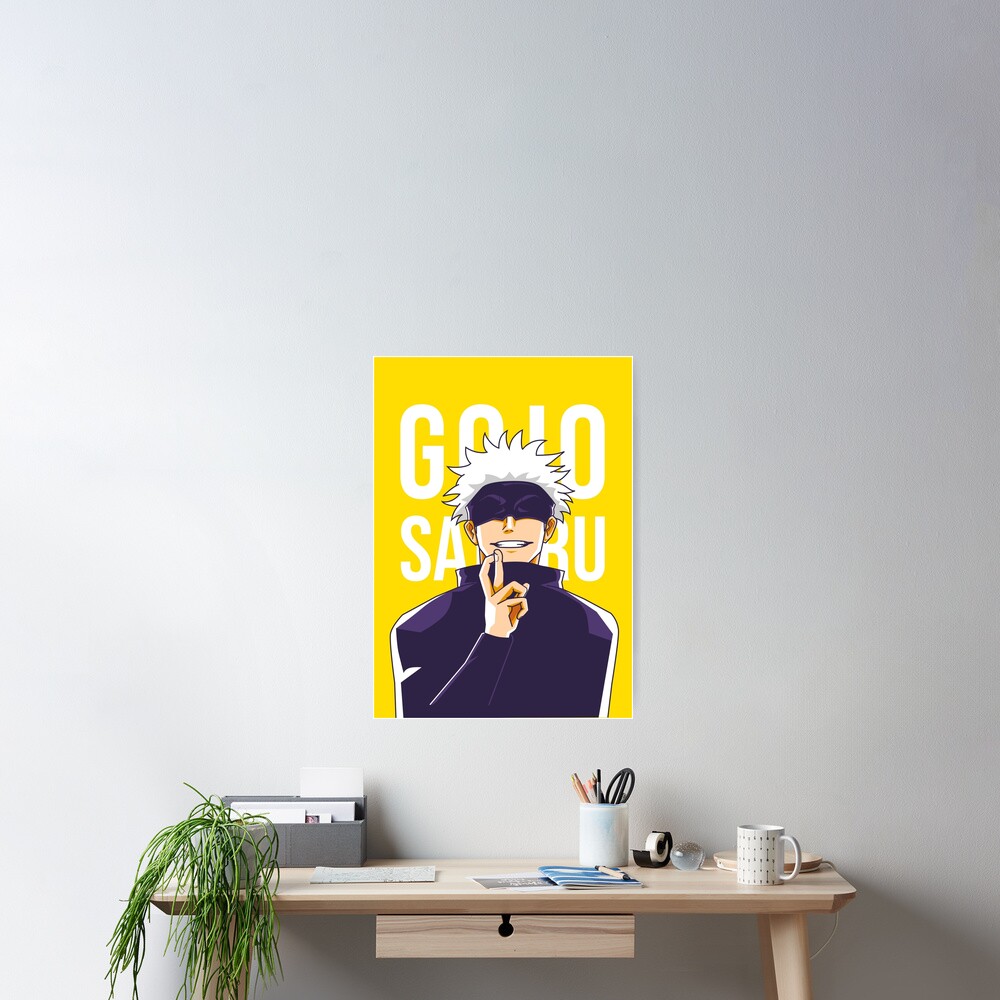 "Gojo sensei" Poster for Sale by Alipsantai | Redbubble