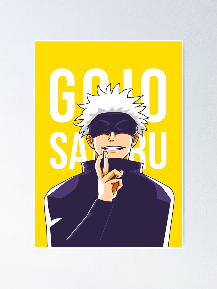 "Gojo sensei" Poster for Sale by Alipsantai | Redbubble