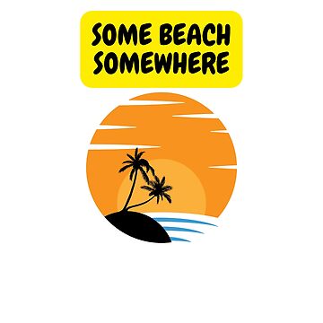 "Some beach somewhere" Sticker for Sale by diogomorgadoo | Redbubble