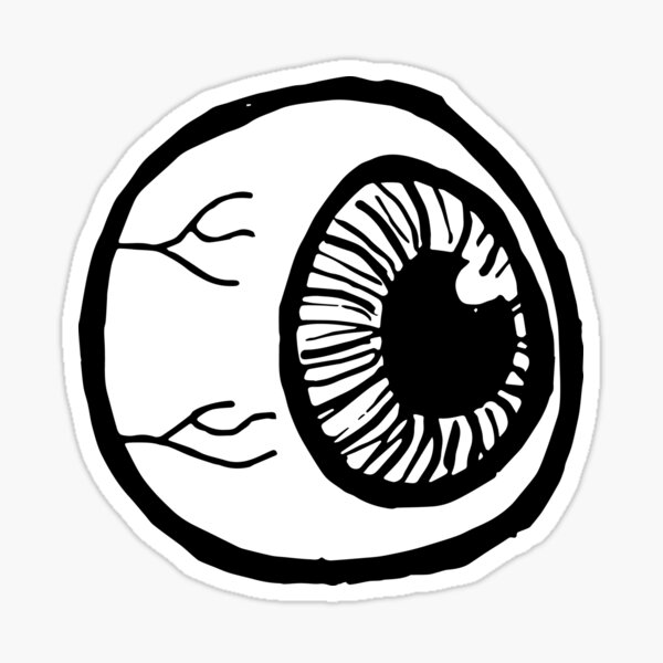 "Eyeball" Sticker by skeletv | Redbubble