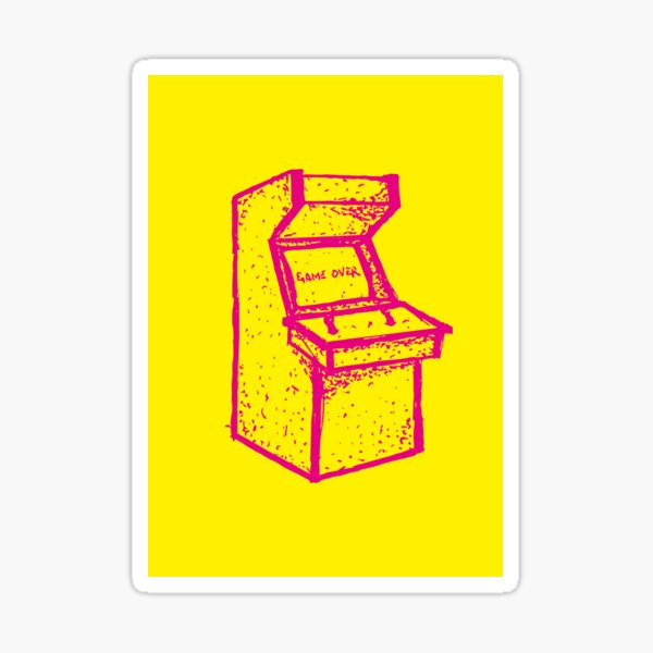 "Arcade Machine" Sticker for Sale by skeletv | Redbubble