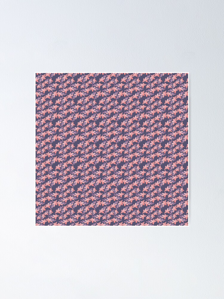 "repeated pattern with colorful abstract shapes pieces" Poster for Sale ...