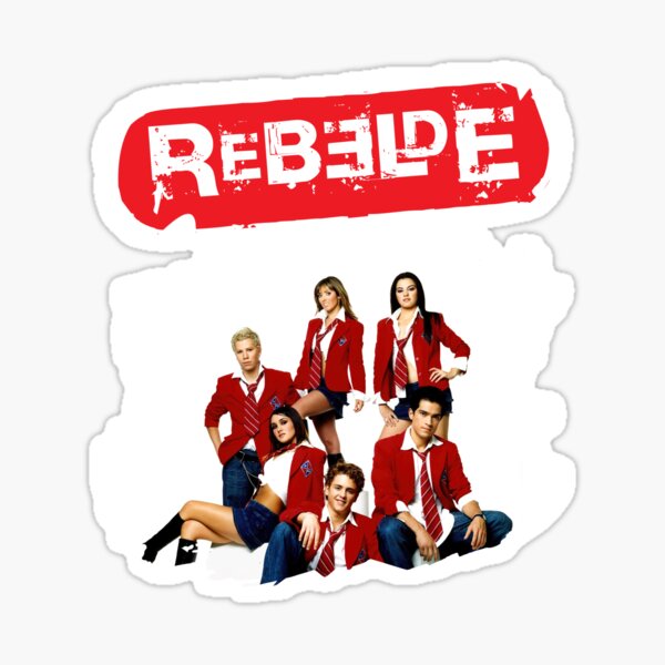 "Rebelde 2004 Photo With Text v2" Sticker for Sale by TheSouthWind ...