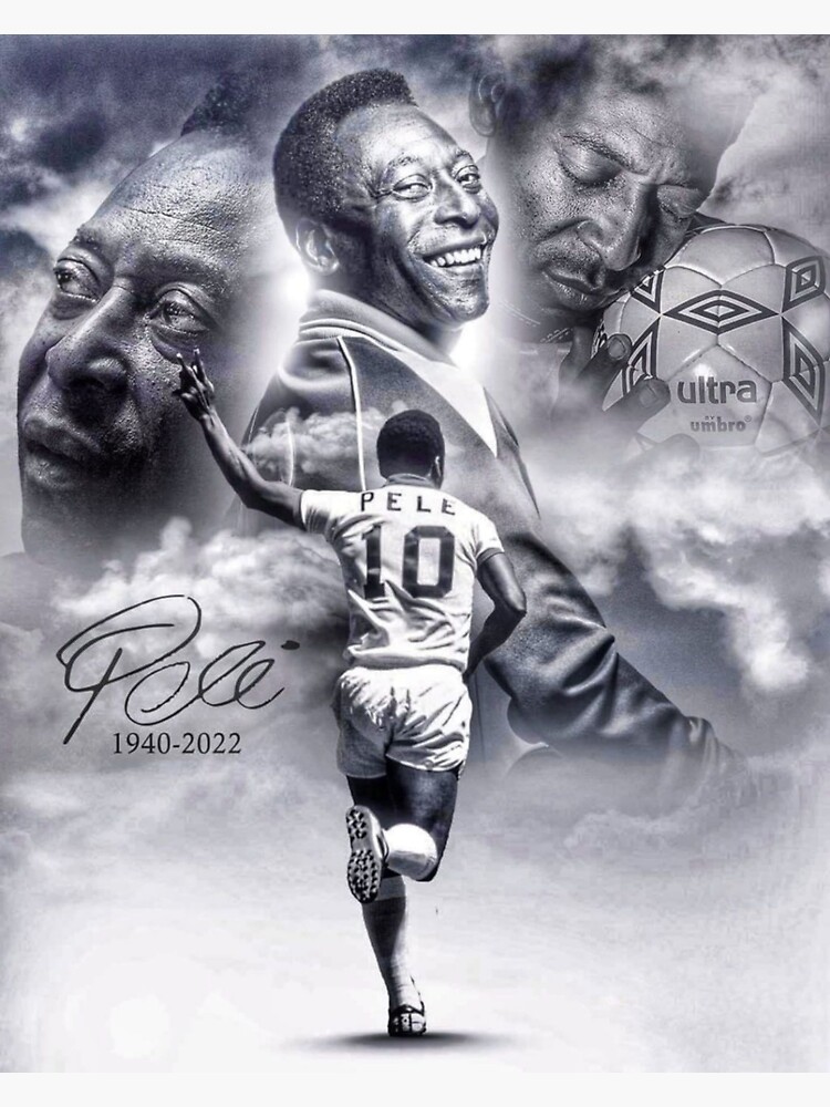 "RIP PELE Heaven " Sticker for Sale by MrShy | Redbubble